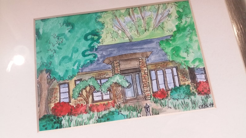 Artist - E. Roth - Original Framed Watercolor Painting. - Etsy