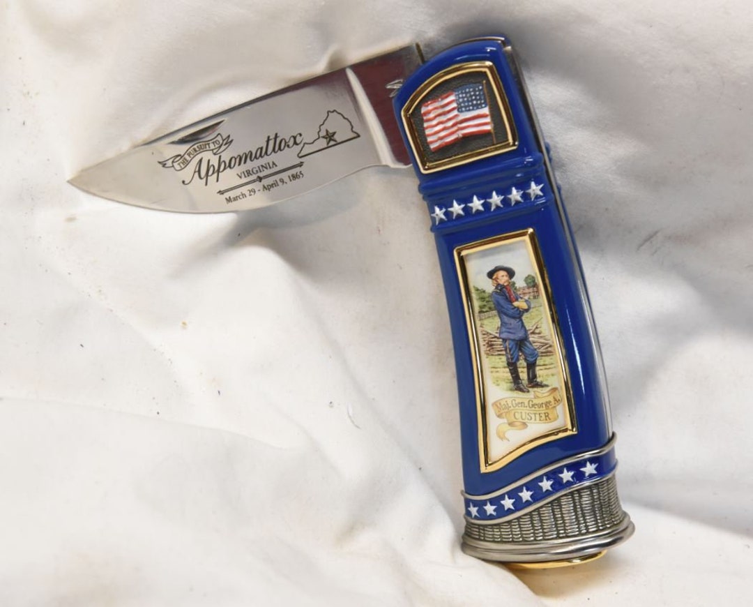 George Custer Collectors Knife N0299 - Etsy