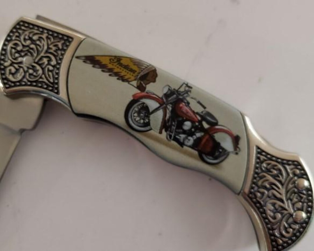 1948 Indian Motorcycle Pocket Knife (N2465) - Etsy