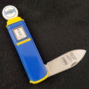 Sunoco Vintage Style Gas Pump Collector Knife (N0935) - Etsy