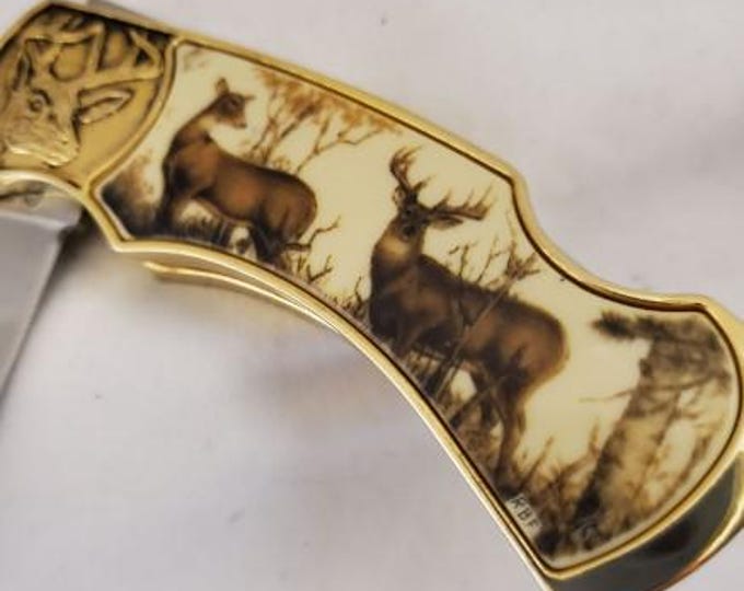 10-point Buck Collectors Knife by the Franklin Mint (N0767) - Etsy