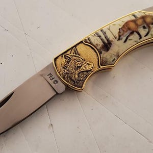 Red Fox Collectors Knife by the Franklin Mint (N1628) - Etsy