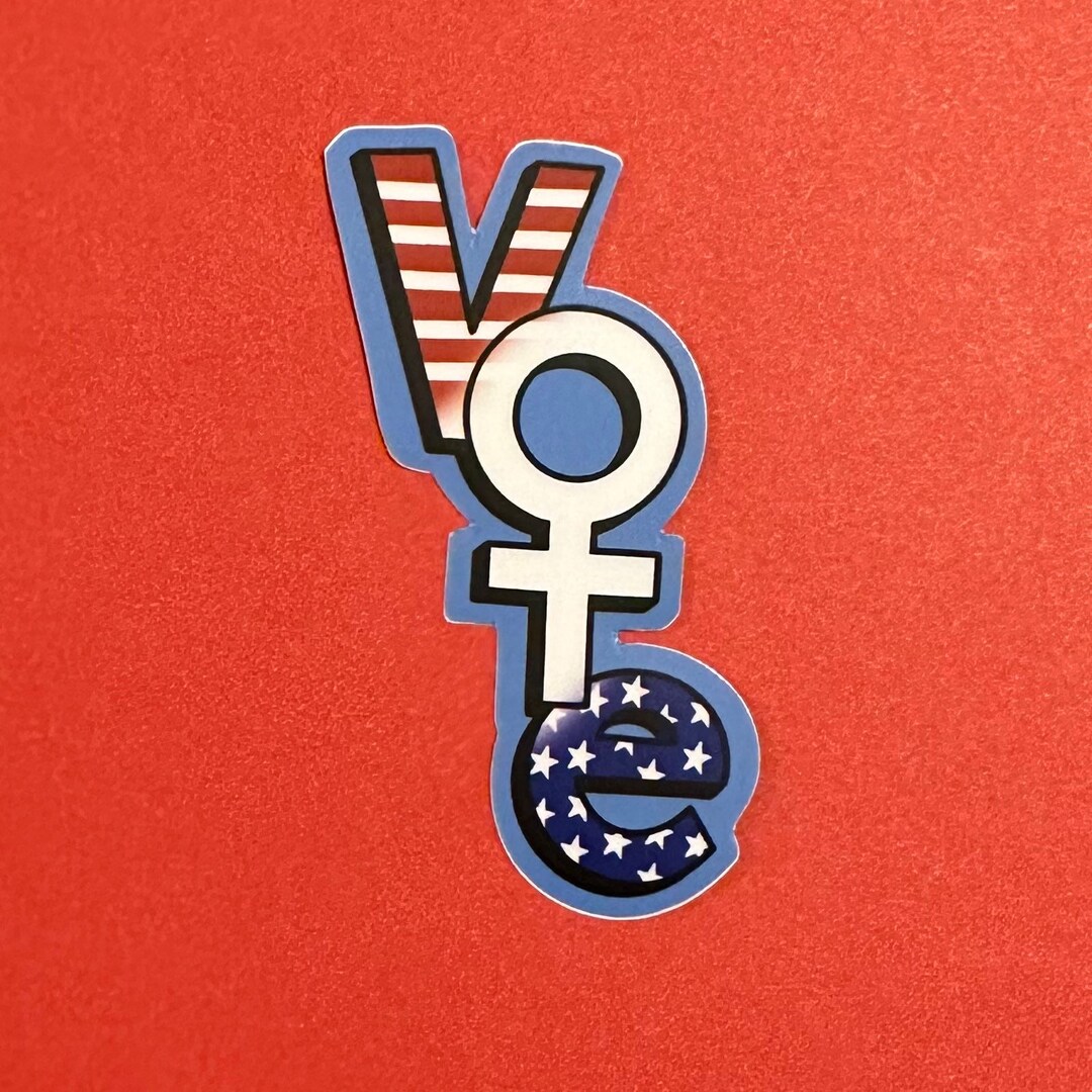 Vote Female Waterproof Vinyl Sticker, Womens Rights Sticker, Freedom to ...