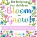 Teacher Appreciation Bloom and Grow Printable, Teacher Appreciation ...