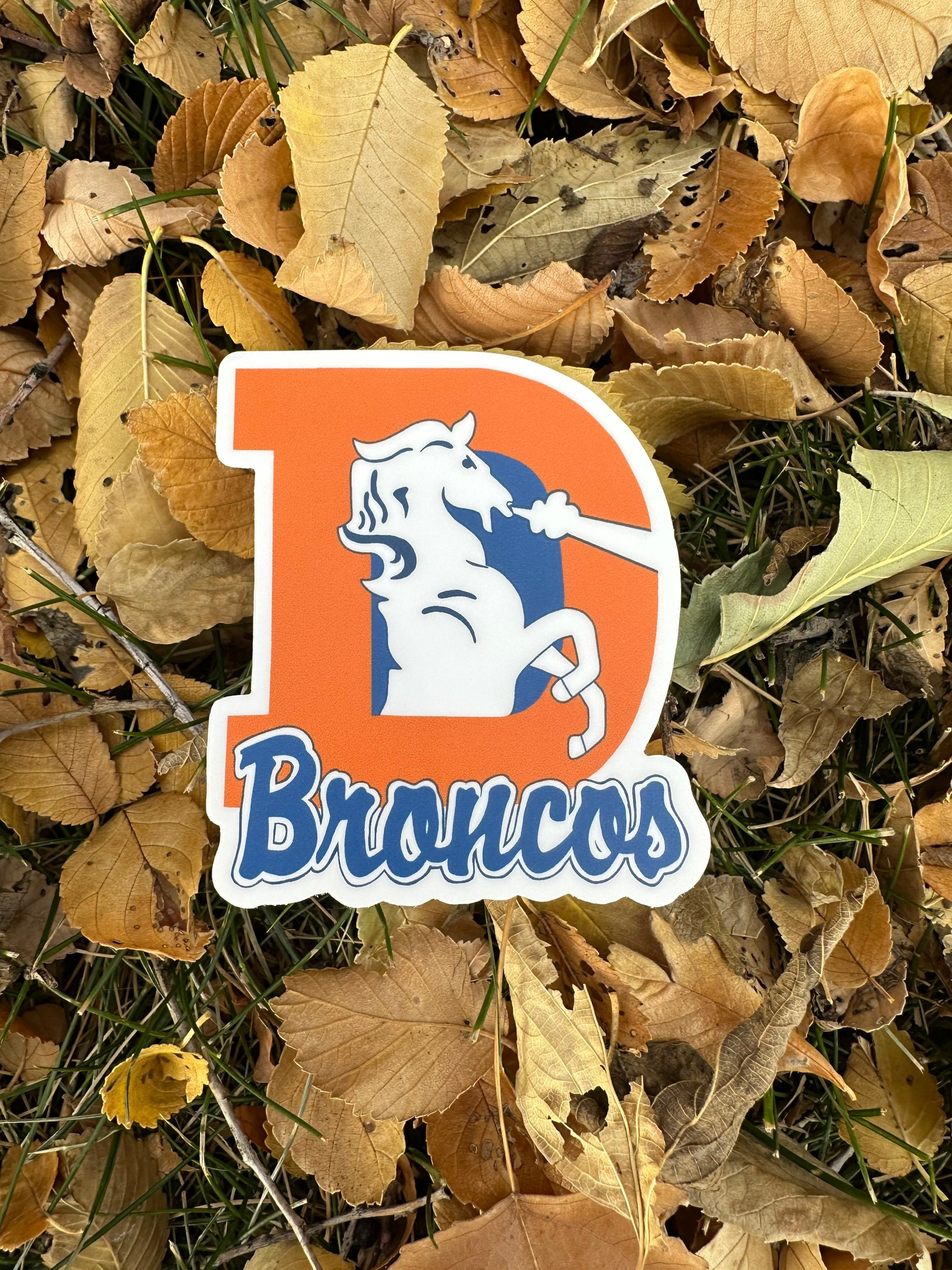 Broncos Retro Waterproof Dishwasher Safe Sticker, Denver Car Sticker ...