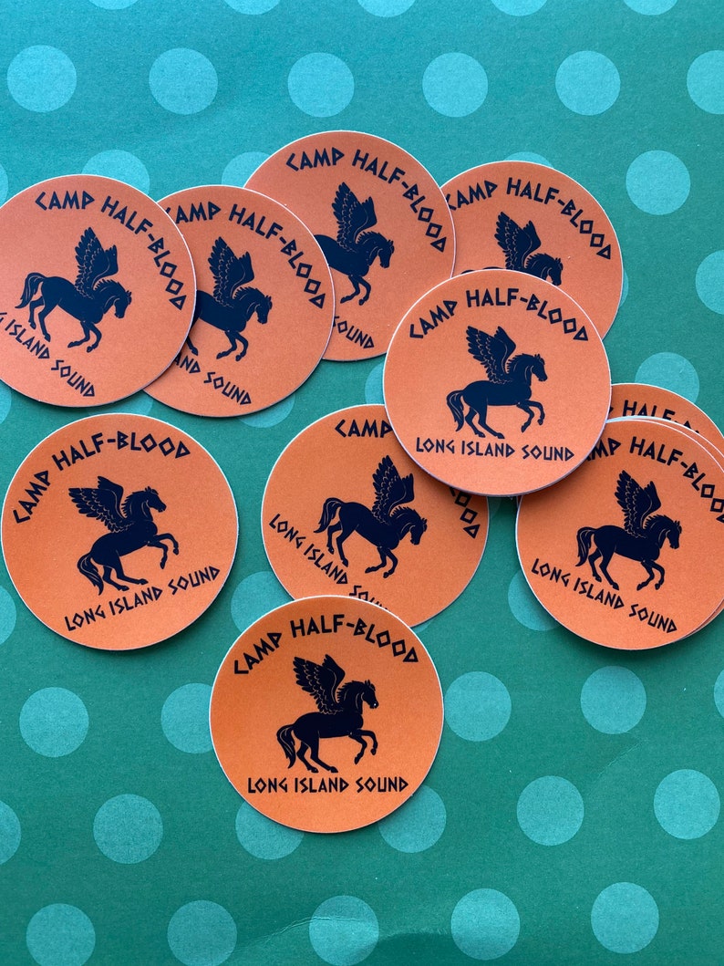 Camp Half Blood Sticker Percy Jackson Fan Sticker Camp Half - Etsy