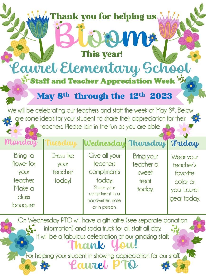 Teacher Appreciation Week Celebration Customizable for Your - Etsy