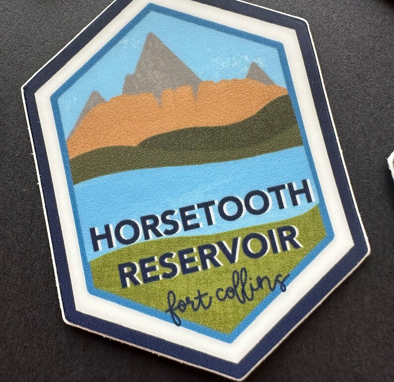 Horsetooth Fort Collins Colorado Waterproof and Dishwasher Safe Sticker ...