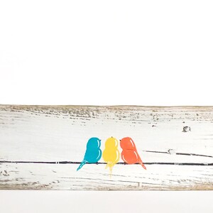 Three Little Birds Wall Art 3 Little Birds Decor for Gallery - Etsy