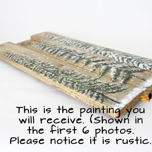 Rustic Snowy Pine Trees Wood Wall Art, Cozy Winter Decor, Christmas ...