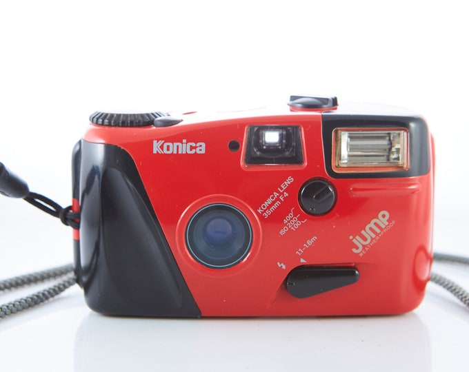 Film Camera Konica Jump. Vintage Camera Konica. Point and Shot Camera ...