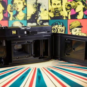 Vintage Camera Cosmic Symbol. Film Camera Smena Symbol. Smena Camera ...