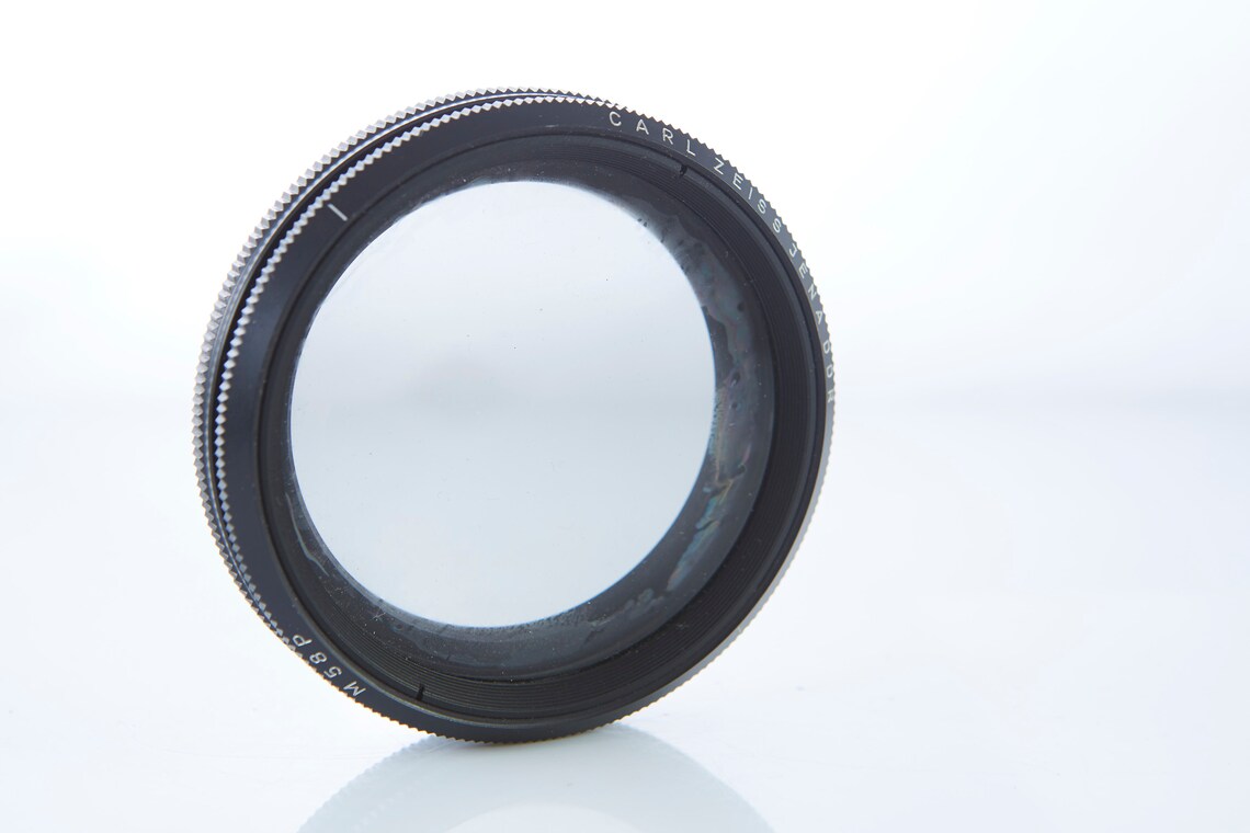 Vintage Carl Zeiss Jena Polarized Filter M58P With Leather Case - Etsy