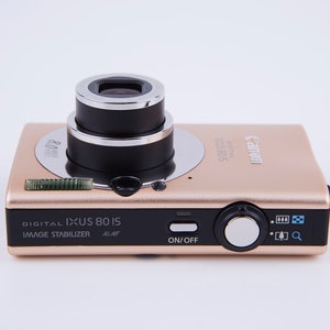 Canon IXUS 80 IS 8MP 3 X Optical Zoom Digital Camera. Vintage Digital ...