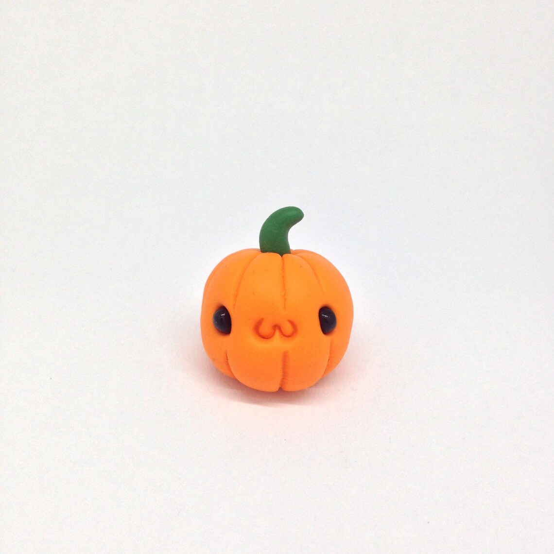 Miniature , Cute Little Pumpkin for Halloween, Clay Fimo - Figurine ...