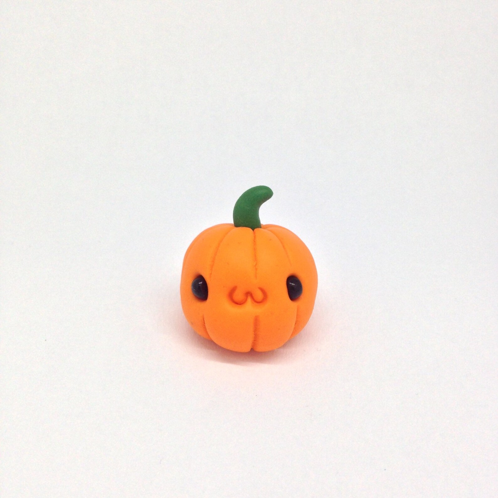 Miniature , Cute Little Pumpkin for Halloween, Clay Fimo - Figurine ...