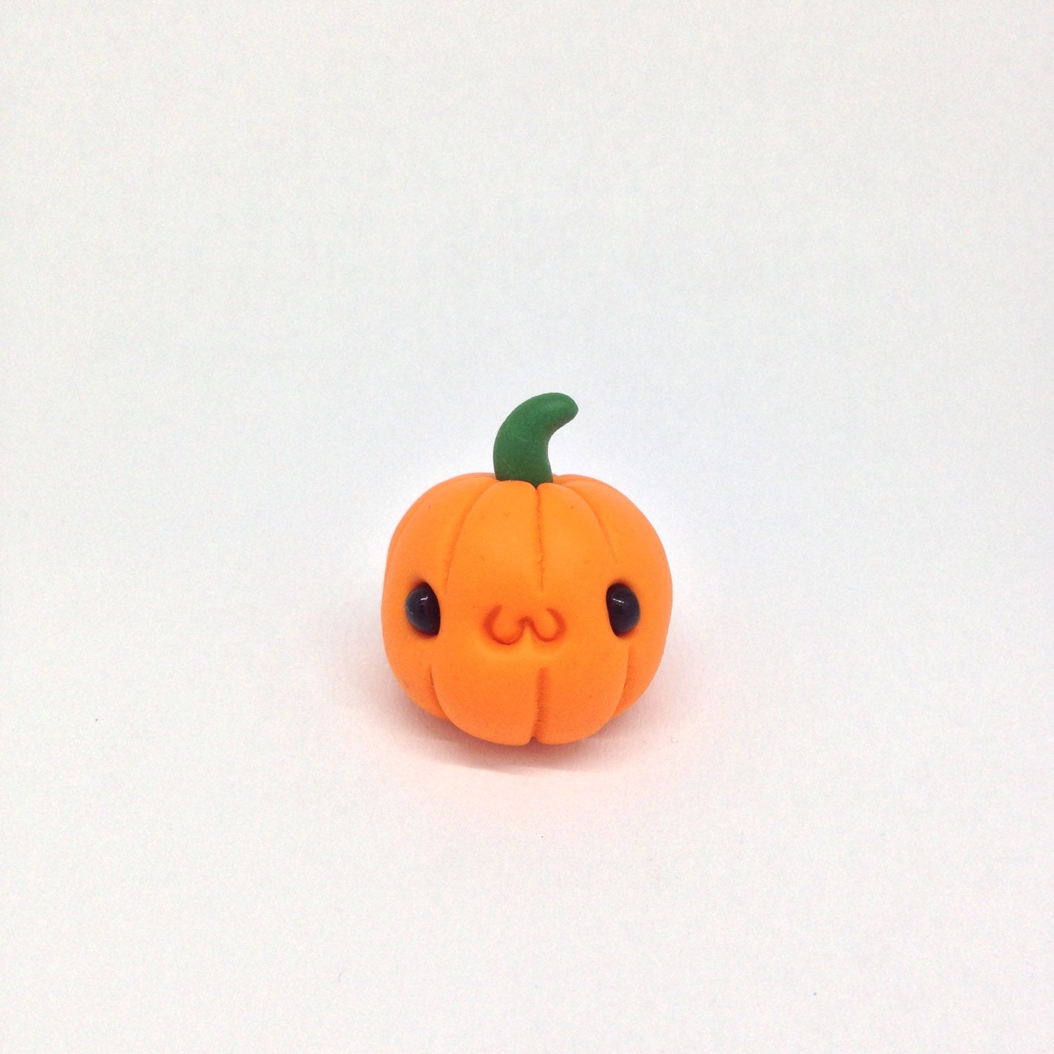 Miniature , Cute Little Pumpkin for Halloween, Clay Fimo - Figurine ...