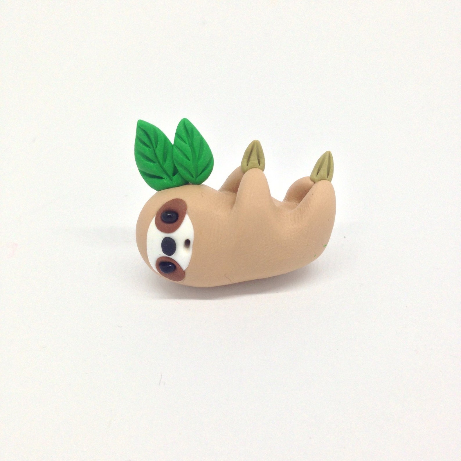 Miniature Sloth Polymer Clay Kawaii Style Figurine - Etsy