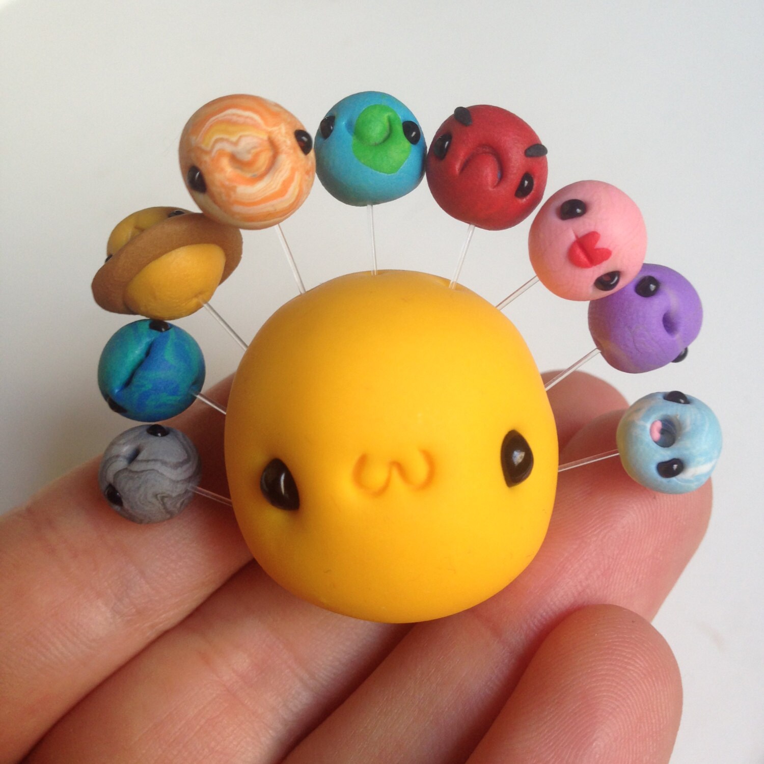 Clay Model Solar System