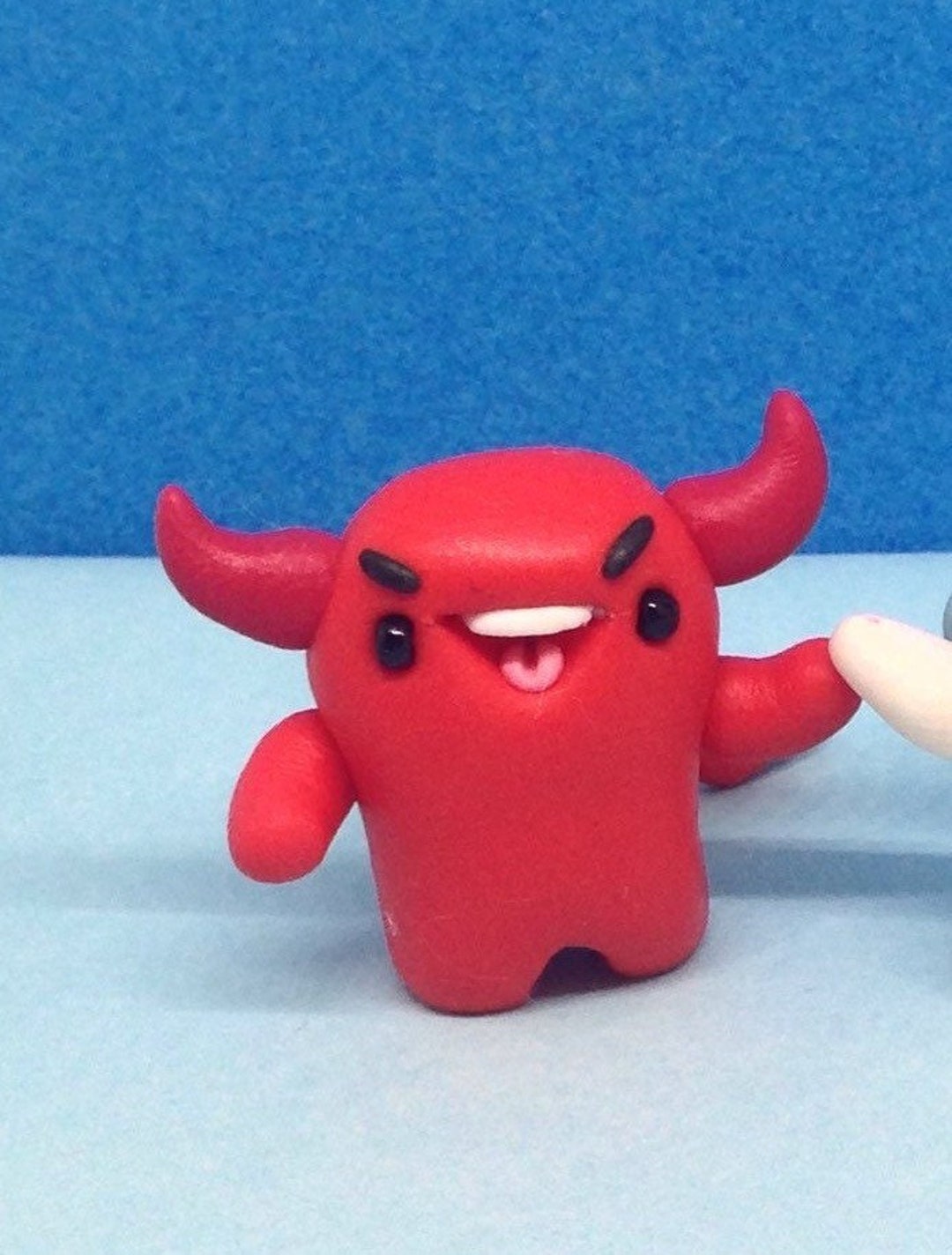Polymer Clay Little Devil Miniatures - Cute Figurines in Kawaii Style ...