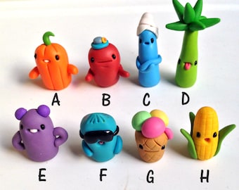 Miniature Cute Television Figurine Polymer Clay Fimo | Etsy