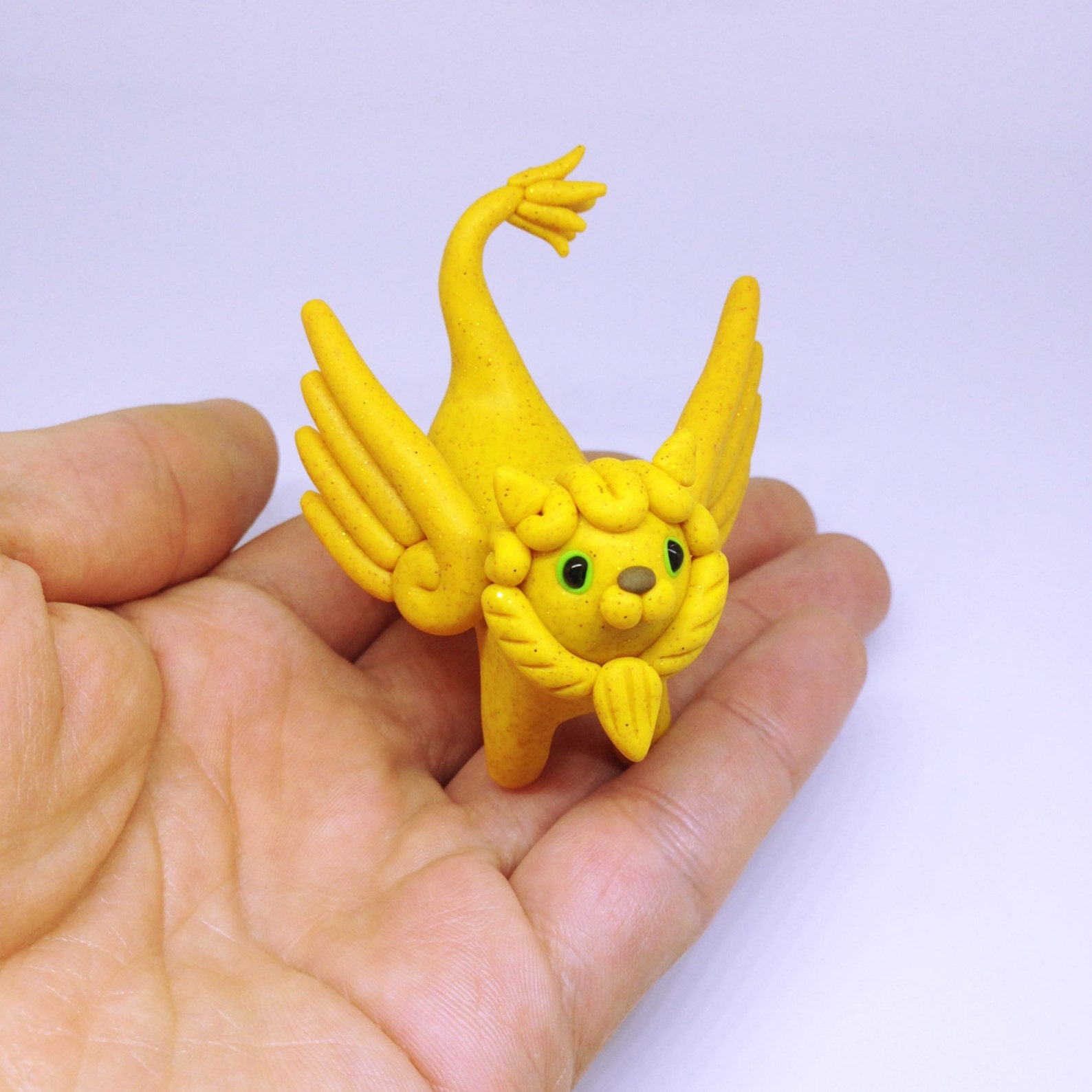 Polymer Clay Miniature sphinx Cute Figurine Fimo sphinx | Etsy