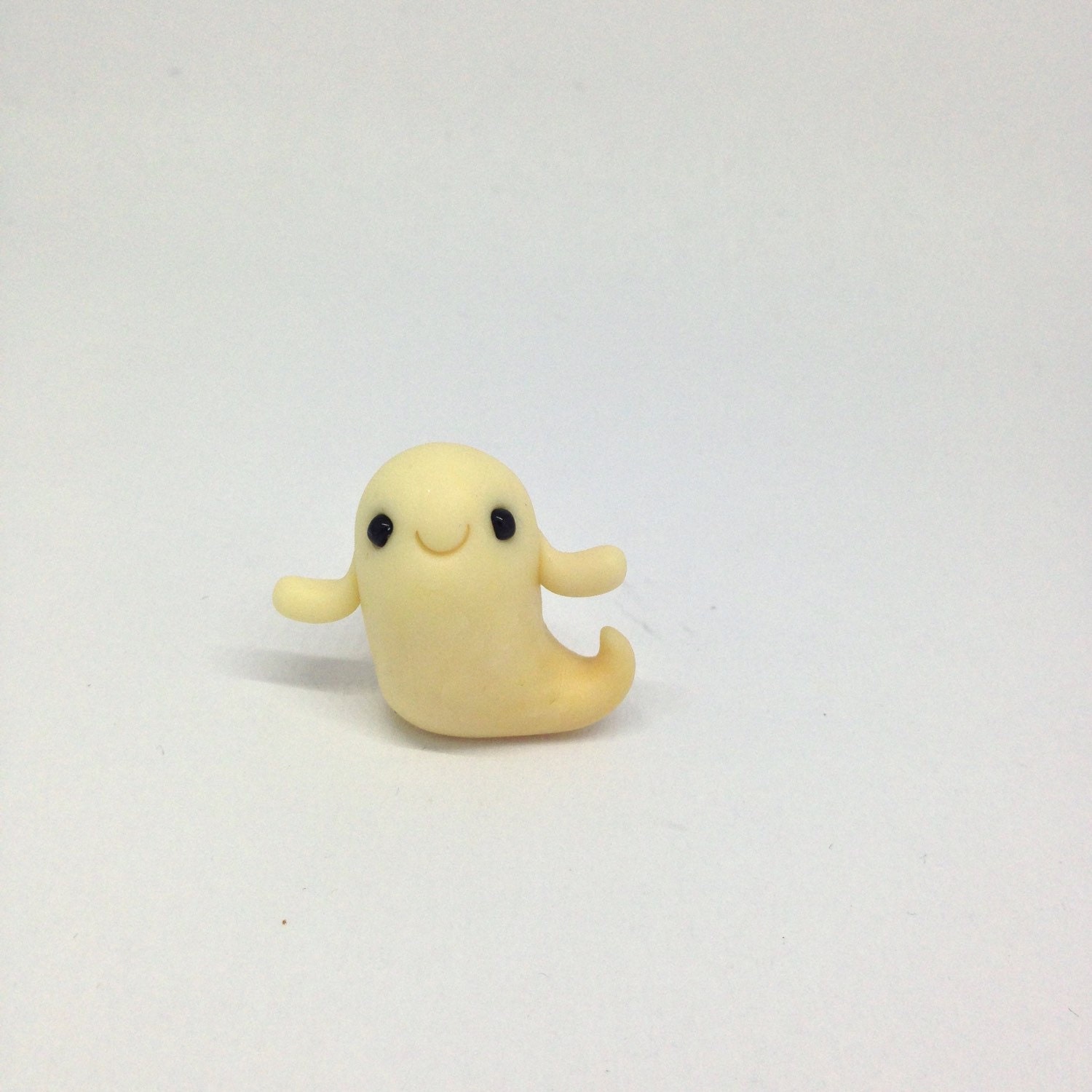 Miniature Cute Glow in the Dark Ghost Polymer Clay Fimo - Etsy