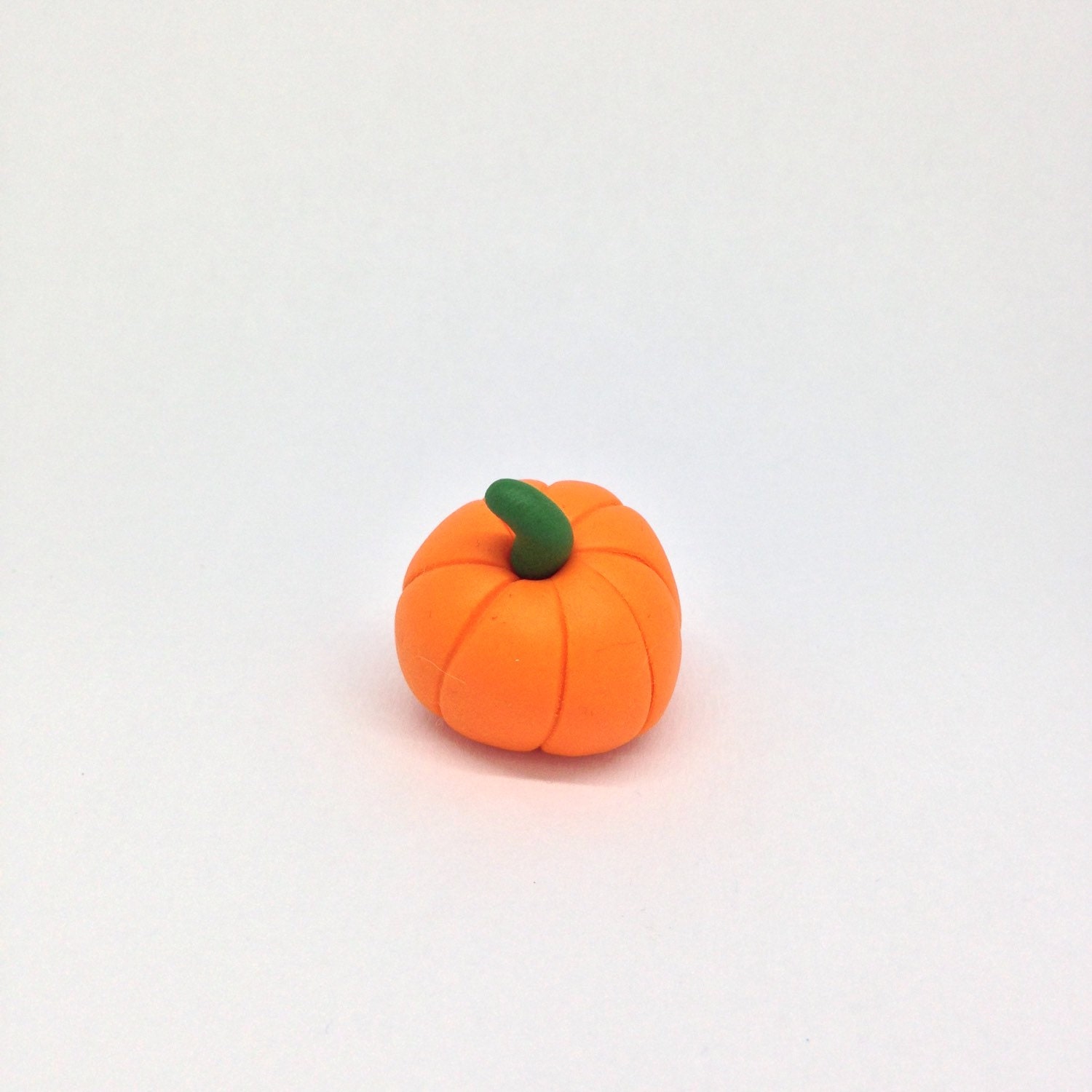 Miniature , Cute Little Pumpkin for Halloween, Clay Fimo - Figurine ...