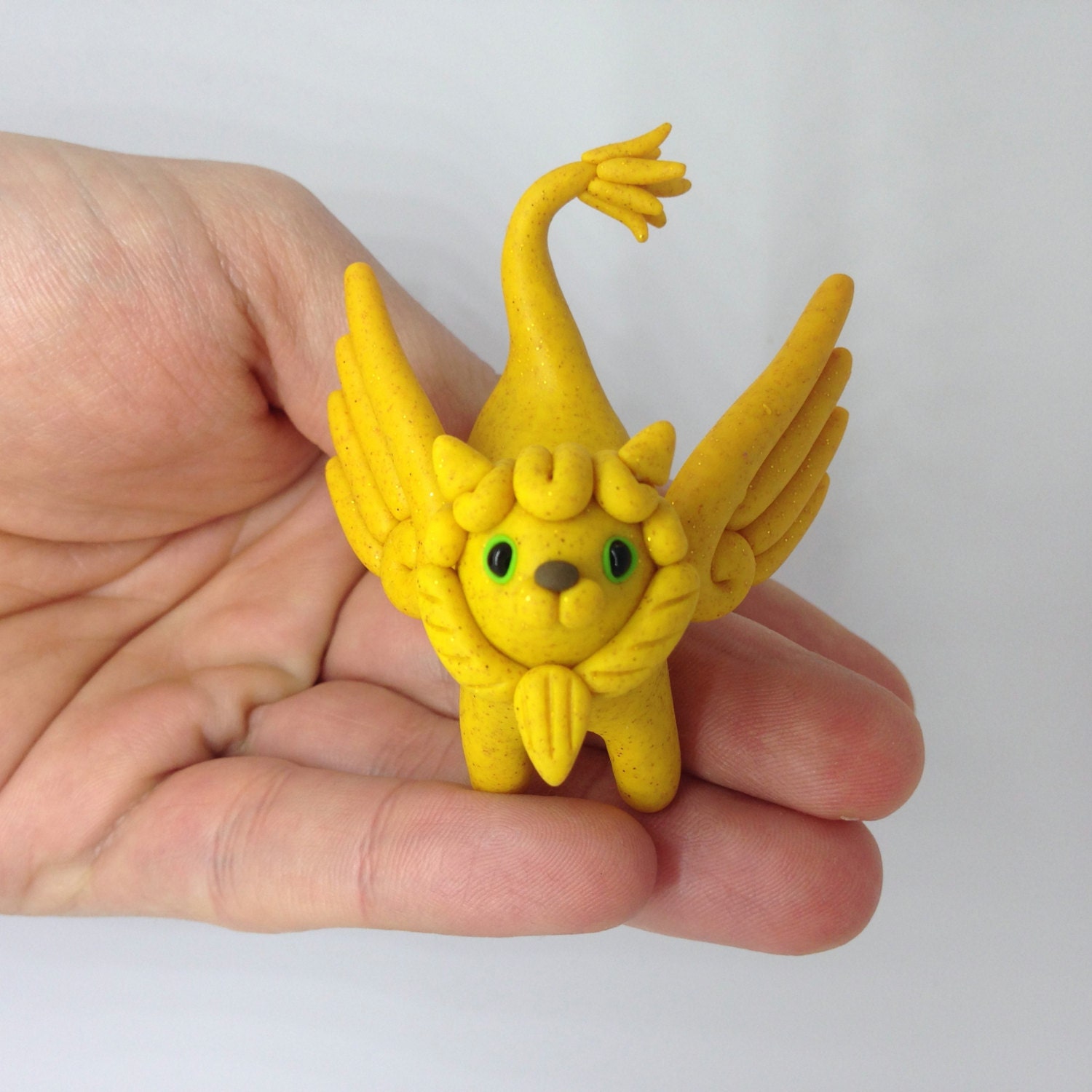 Polymer Clay Miniature sphinx Cute Figurine Fimo sphinx | Etsy