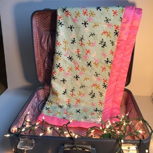 Jazzy Jacks Baby Blanket - Baby Shower Gift - Toddler Blankie - Minky ...