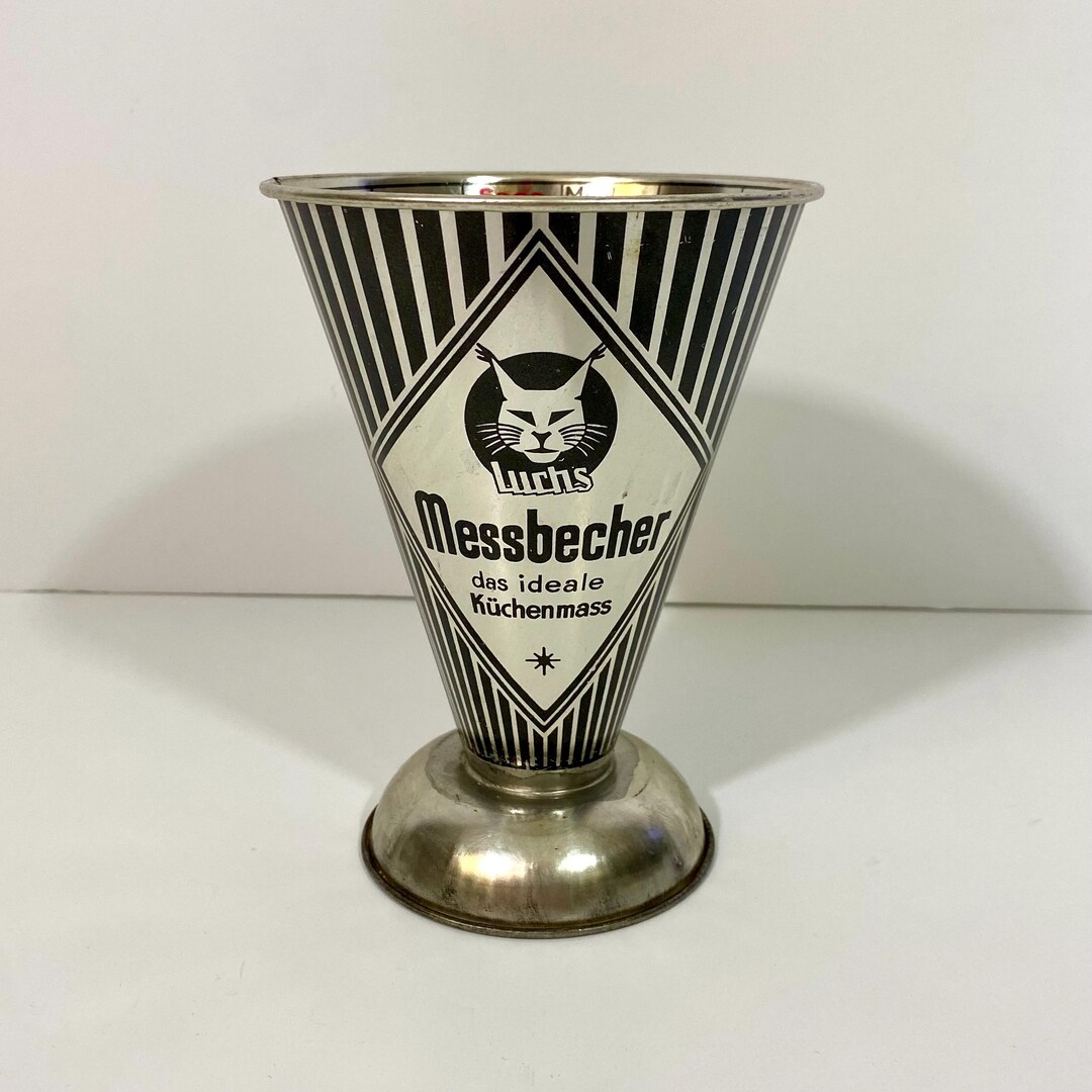 Vintage 50’s Messbecher Luchs Tin Measuring Cup - Midcentury Kitchen ...
