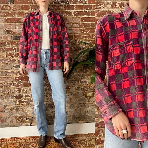 Vintage Flannel Jacket Mens - Etsy