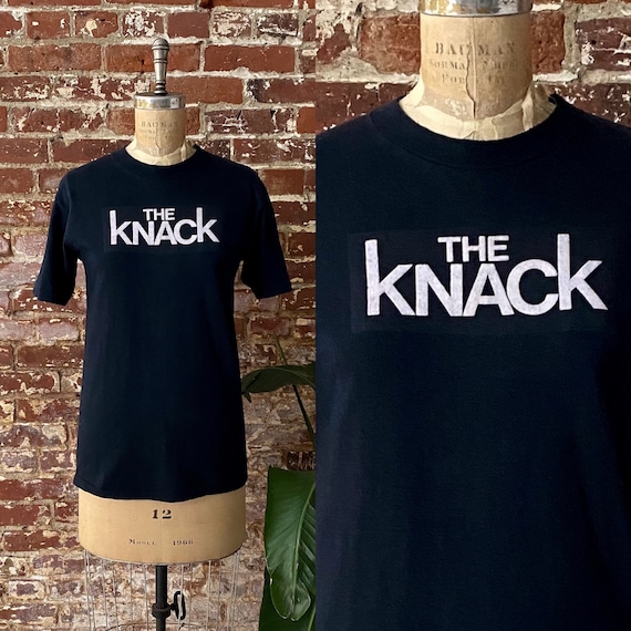 Vintage 1979 The Knack T-Shirt - 70s The Knack Felted… - Gem