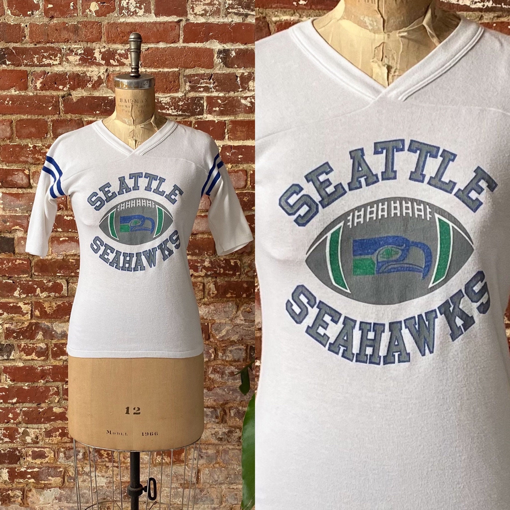 Vintage 1970s Seattle Seahawks Raglan Tee 70s Seahawks | Etsy