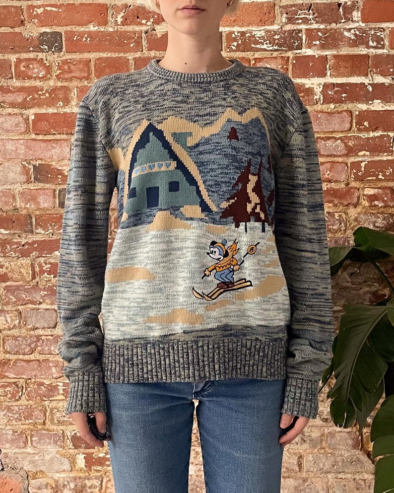 Vintage Rare 70s "kennington California" Mickey Mouse Sweater - Men's ...