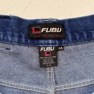 True Vintage 1990s Y2K FUBU Streetwear Baggy Denim Carpenter Shorts 90s Fubu the Collection ...