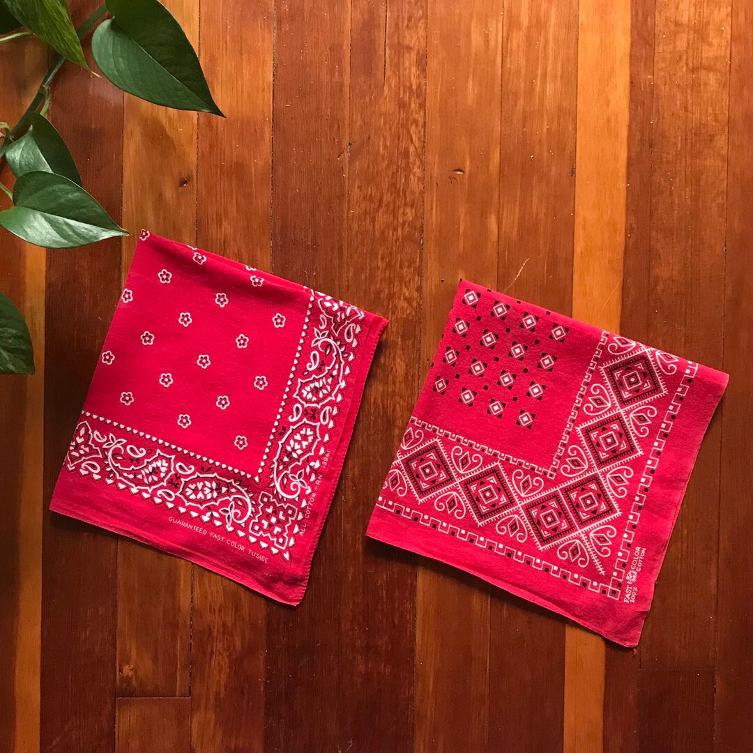 Vintage Elephant Trunk up & RN 13961 Tuside Turkey Red Fast Color Set ...