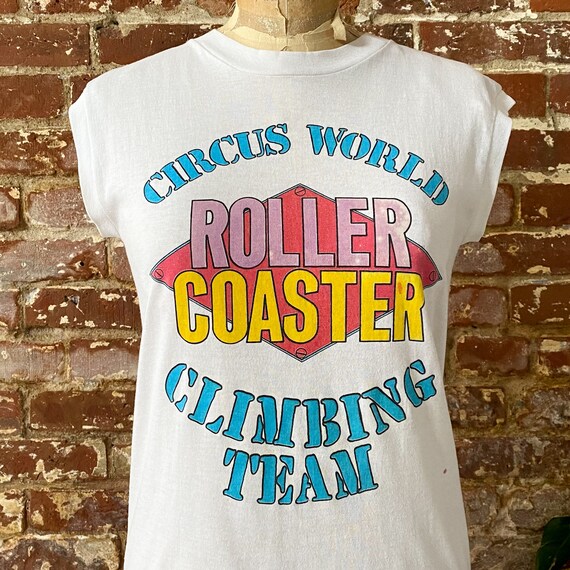Vintage 1980s Circus World Roller Coaster Climbing Te… - Gem