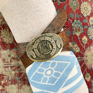 New York State Belt Buckle - Etsy