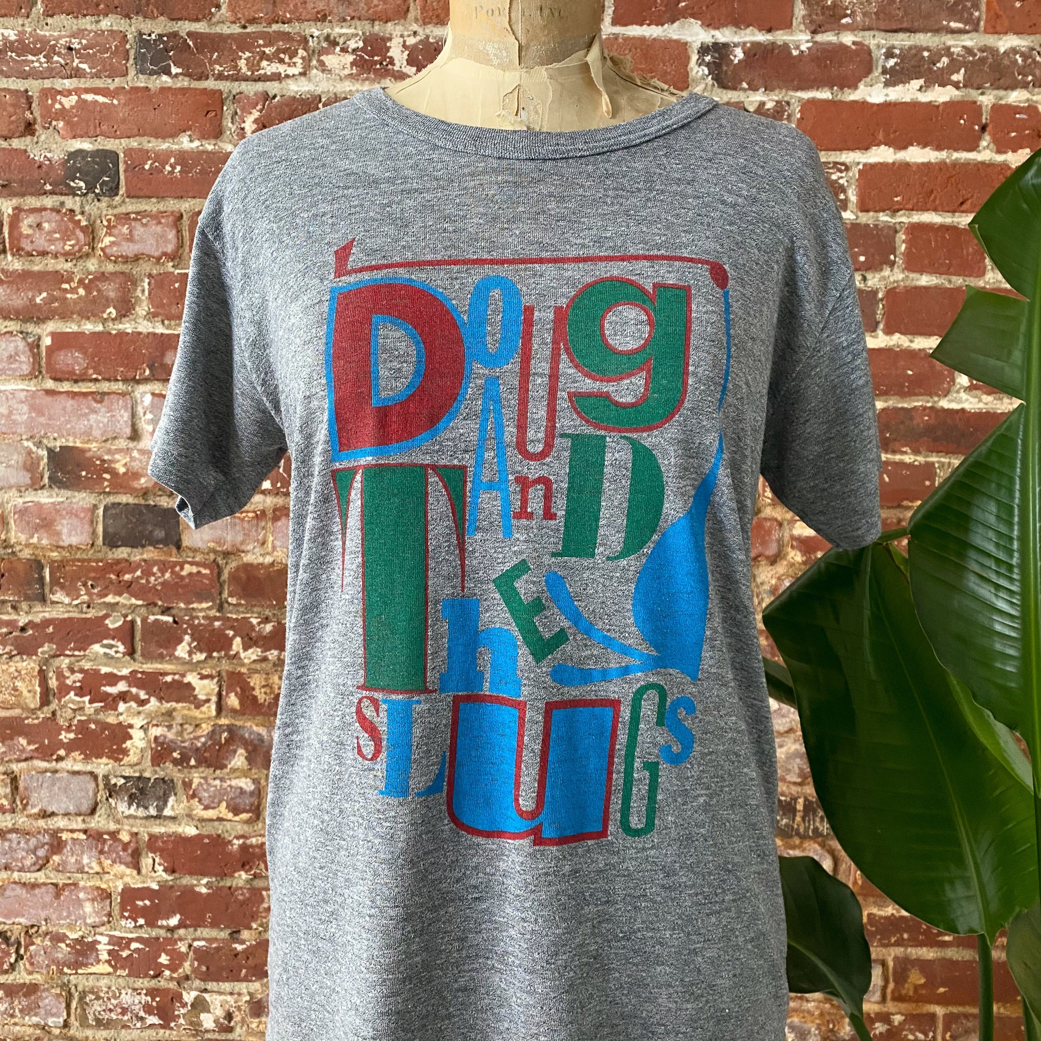 Vintage 1985 Doug And The Slugs On Tour T-Shirt 80s Heather - Etsy.de