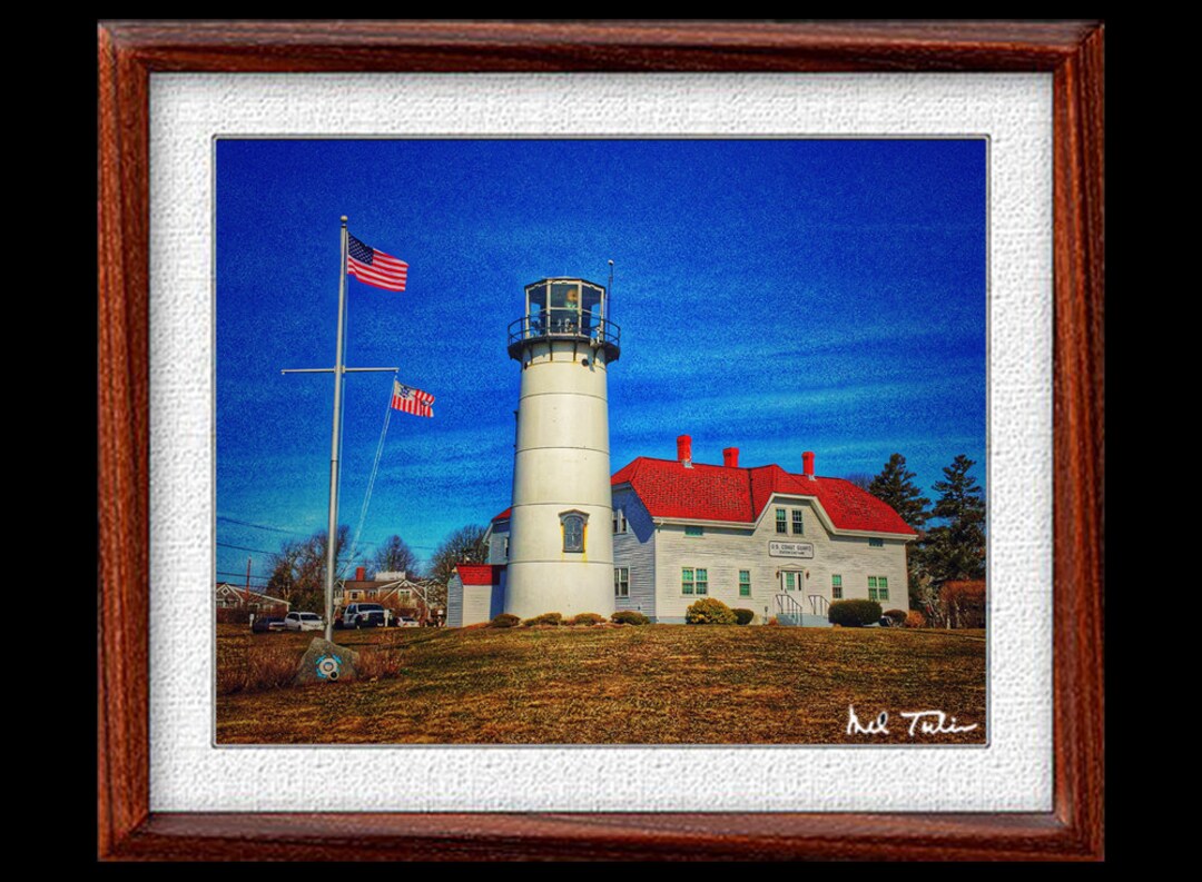Cape Cod Print 11"x14" - Chatham Lighthouse - Cape Cod Print - (PR181 ...