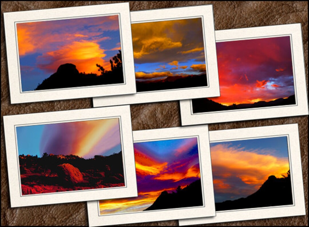 Nature Photo Greeting Cards Set - Note Cards With Envelope - Photo Note ...