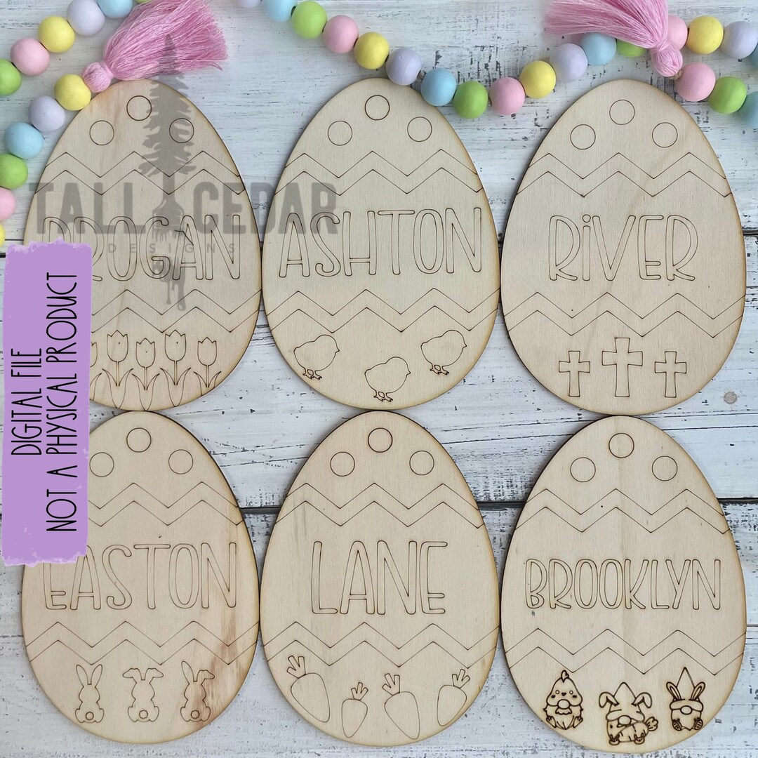 Easter Egg Cut File | Easter Egg Laser File | Easter Egg Paint SVG ...