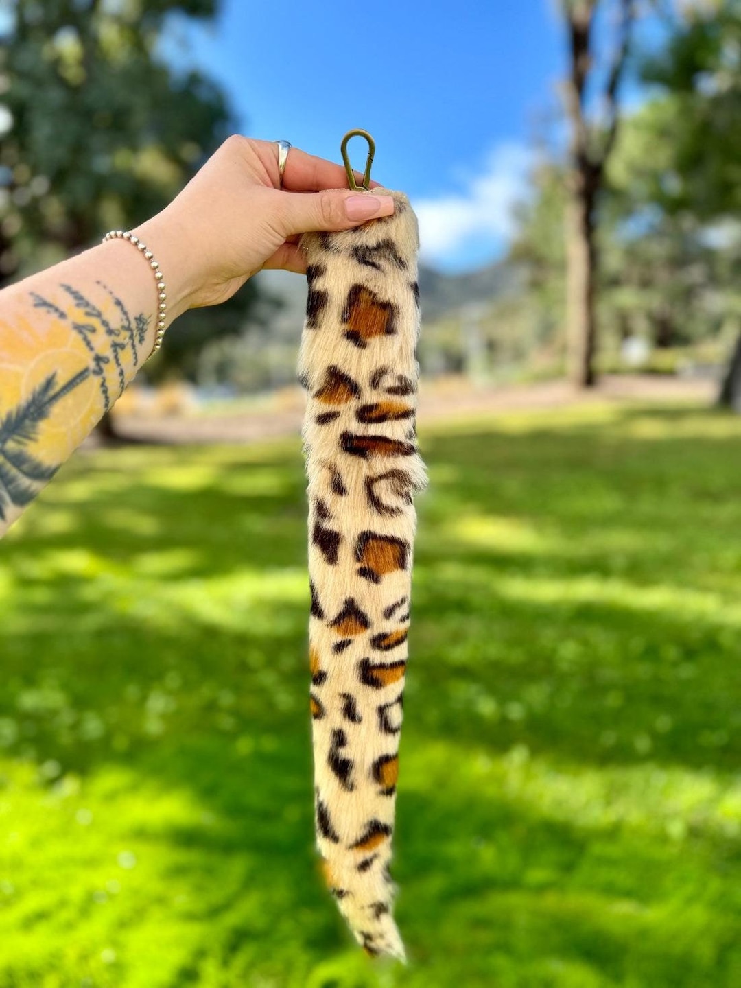 Cheetah Tail - Handmade Clip-on Animal Tails - Festival Fashion ...