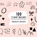 Stamp Procreate Brushes Procreate Brush Set Stamp Brush Pack Ipad