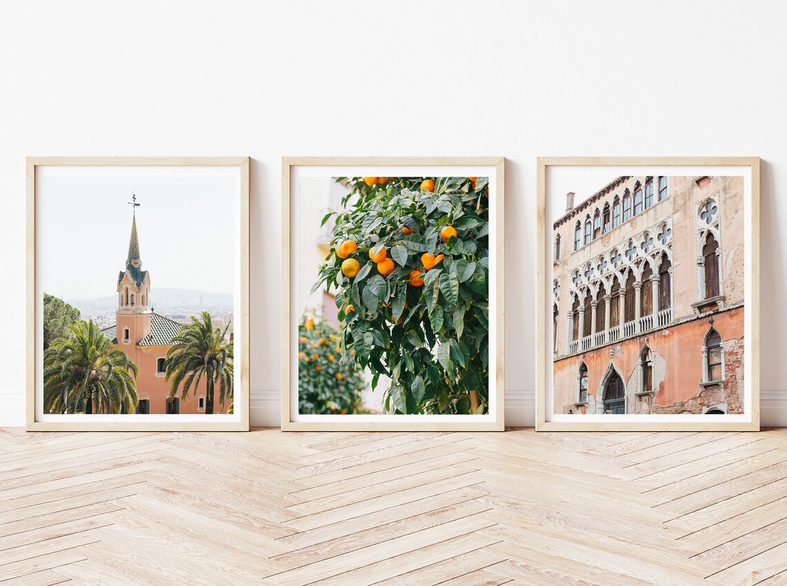 SET of 3 Prints Europe Digital Print // Instant Download - Etsy