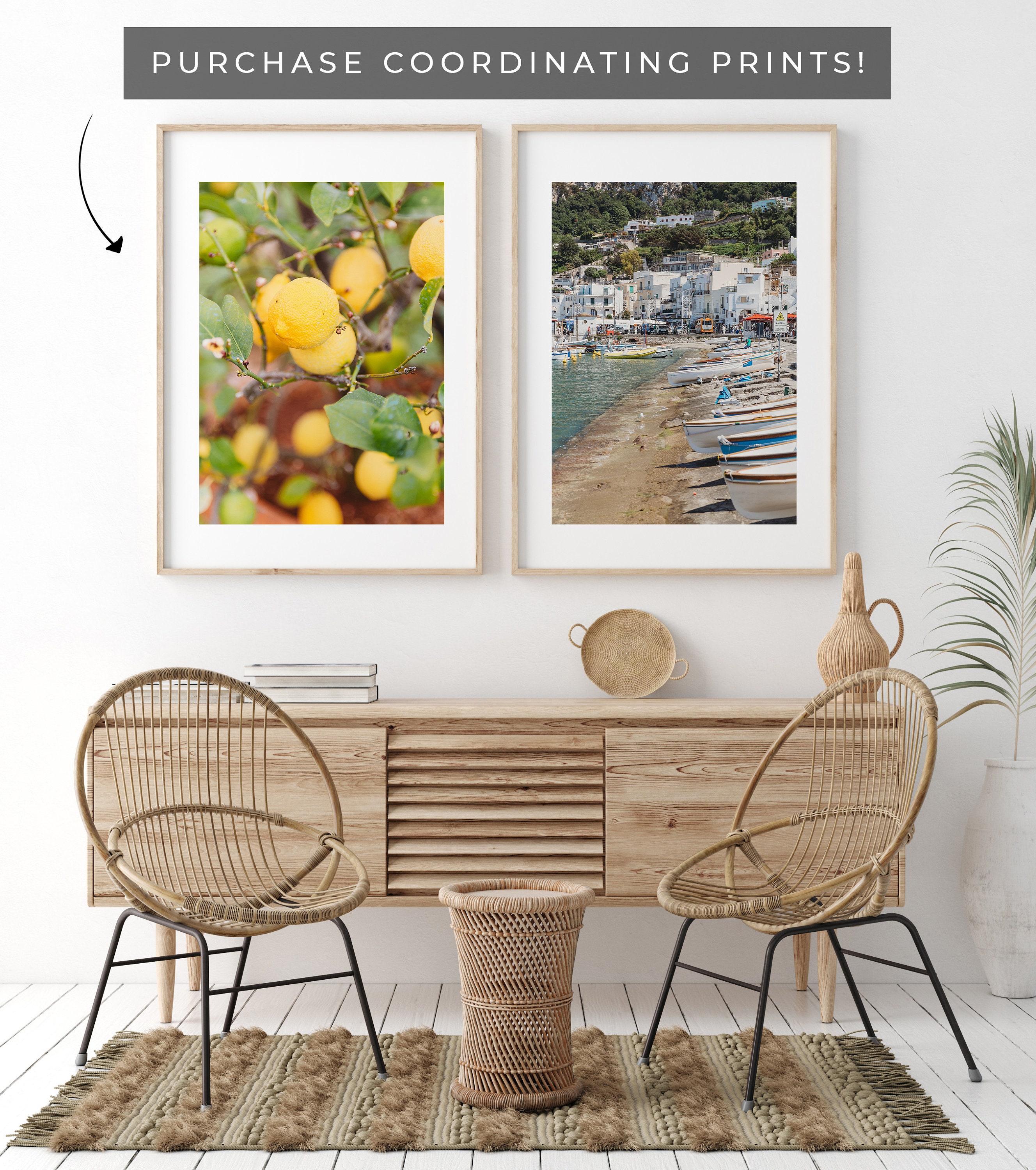 Capri Boats Digital Print // Instant Download, Travel, Italy Art ...