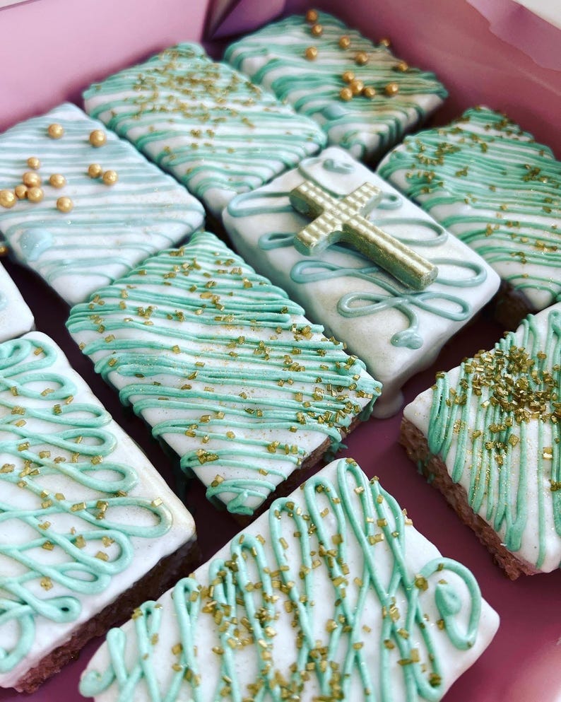Sage Green Treats: Cakesicles, Rice Krispies or Pretzels - Etsy