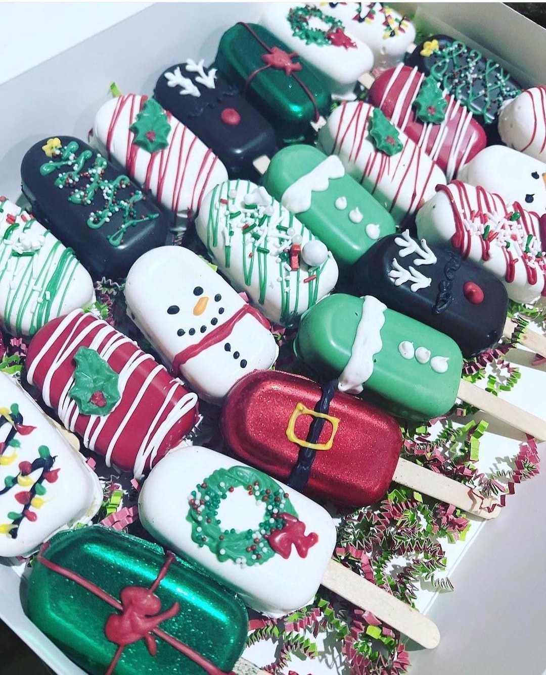 Christmas Cakesicles - Etsy
