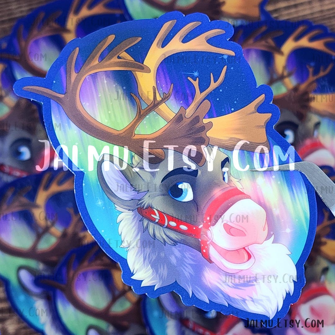 Rudolph : Sticker - Etsy